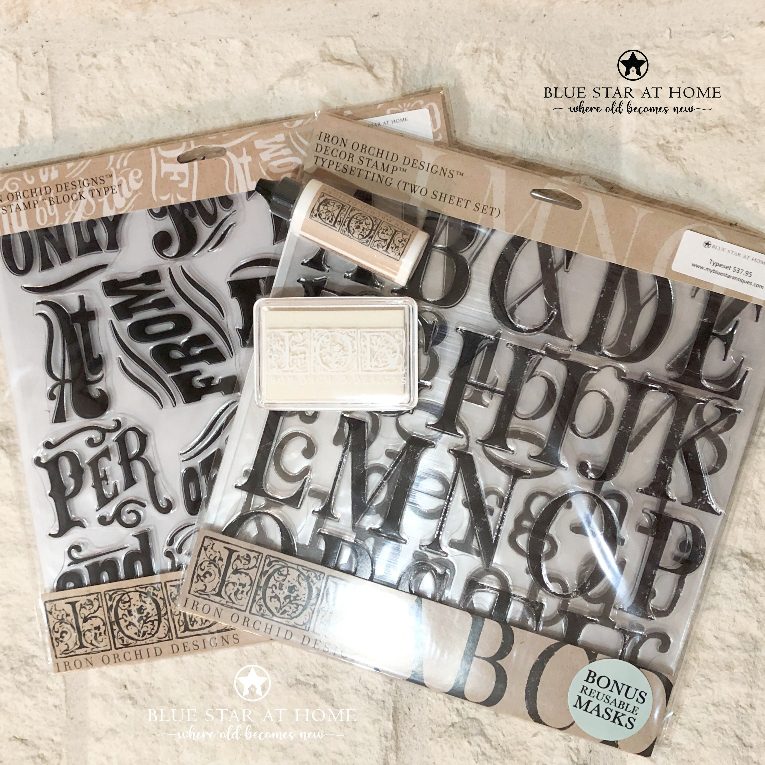 How To Stamp A Chalkboard - Blue Star Antiques